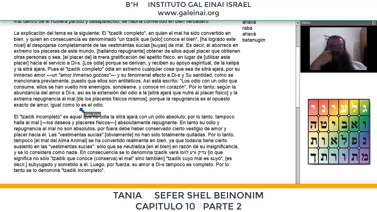 Estudio de Jasidut Tania Capítulo 10 clase 2 - YouTube