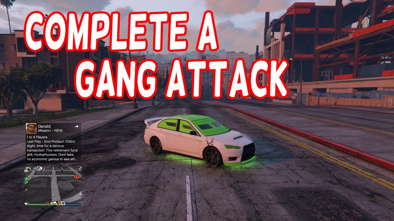 GTA 5 - Complete a Gang Attack (Daily Objective) - YouTube