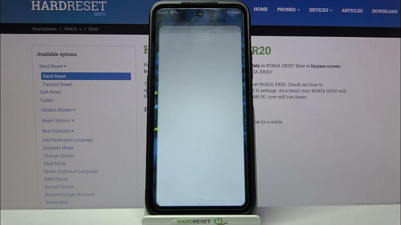 How to Enable High Contrast Text in Nokia XR20 - Make Font More Visible ...