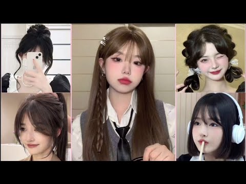 Qizlar uchun yoqimtoy soch turmaklar ✨🤍🌷#koreangirlstyle#forgirls#recommend