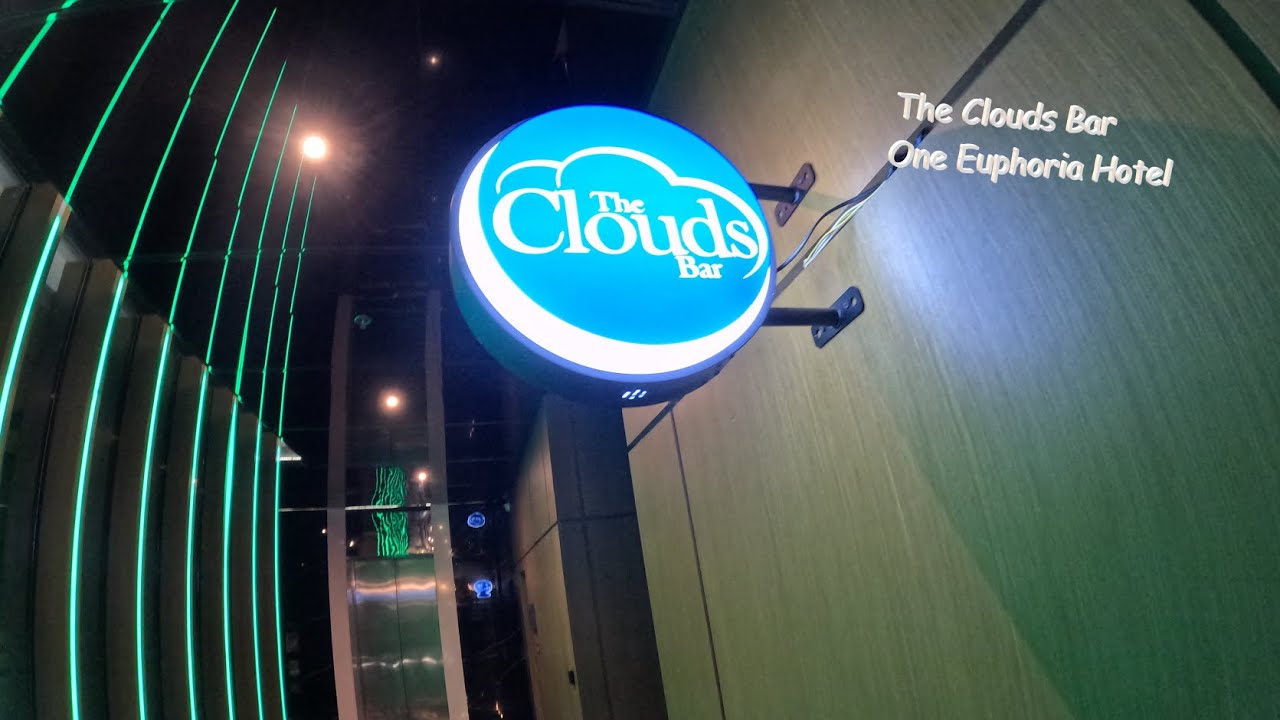Angeles City - The Clouds Bar, One Euphoria Hotel - YouTube