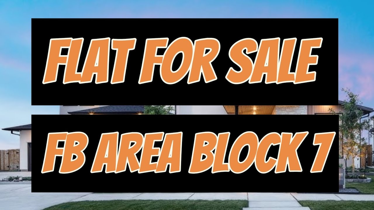 Flat available for sale | fb area block 7 | 3rd floor | 2bed Launch ...