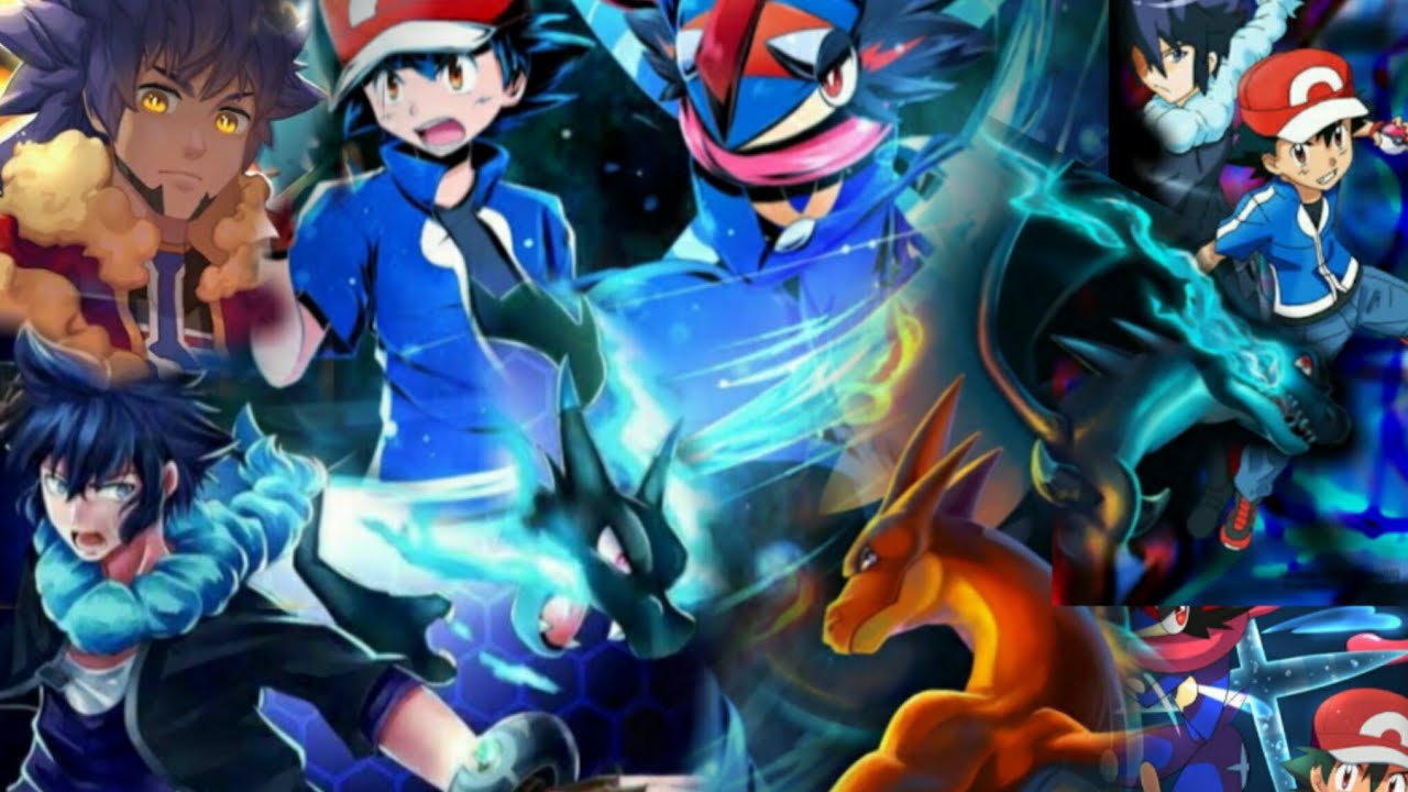 Pokemon ash vs alain full battle (greninga) new episode of chand of ...