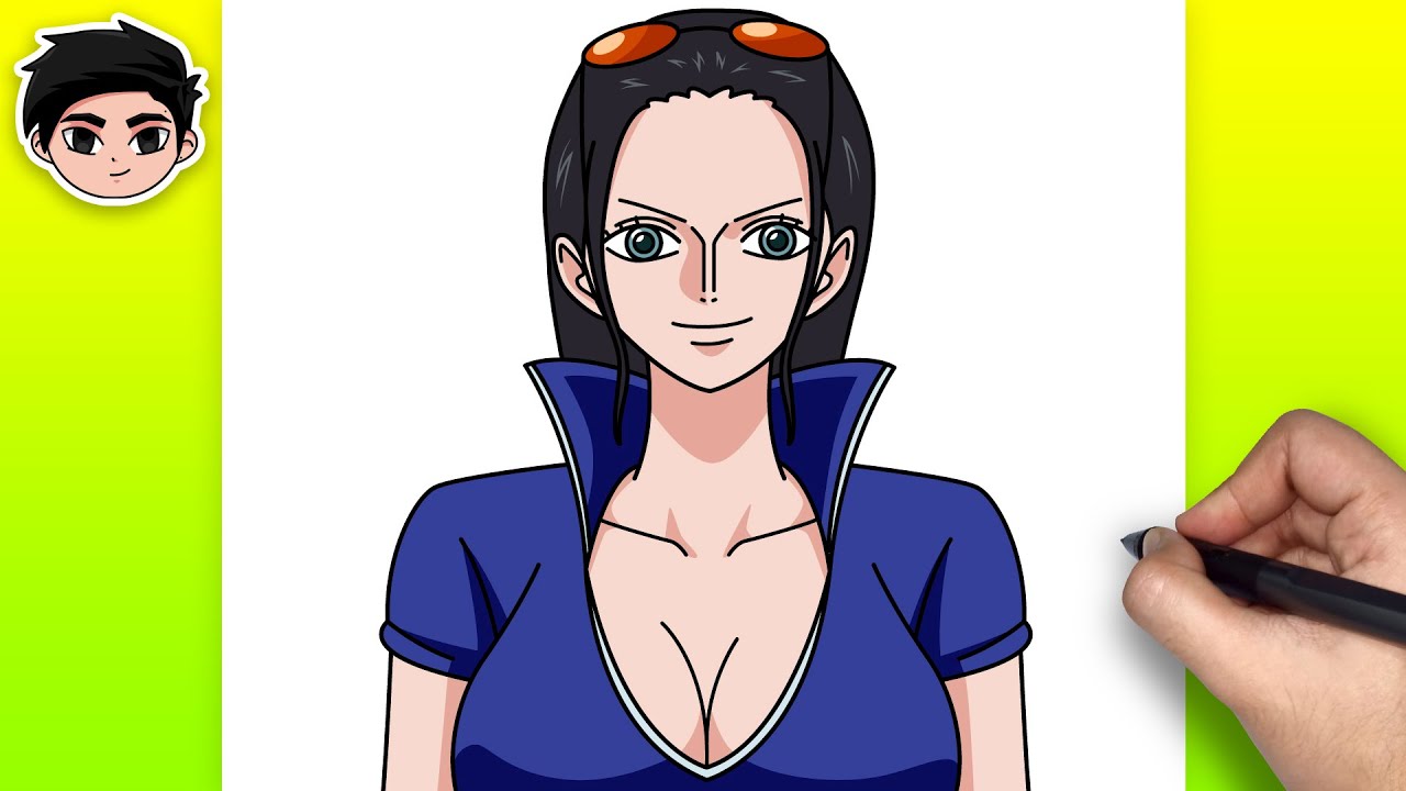 How To Draw NICO ROBIN | One Piece - Easy Tutorial - YouTube