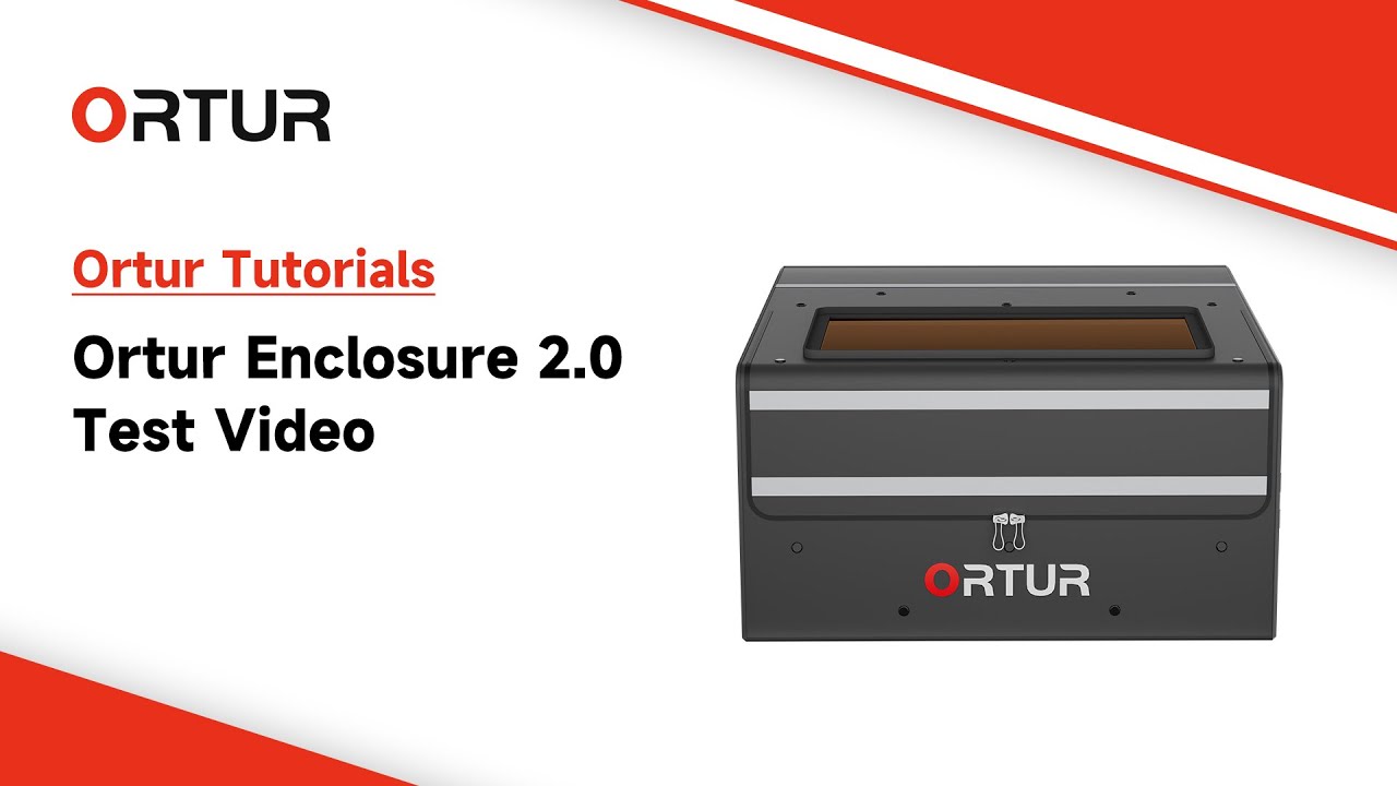 Ortur Enclosure 2.0 Test Video - YouTube