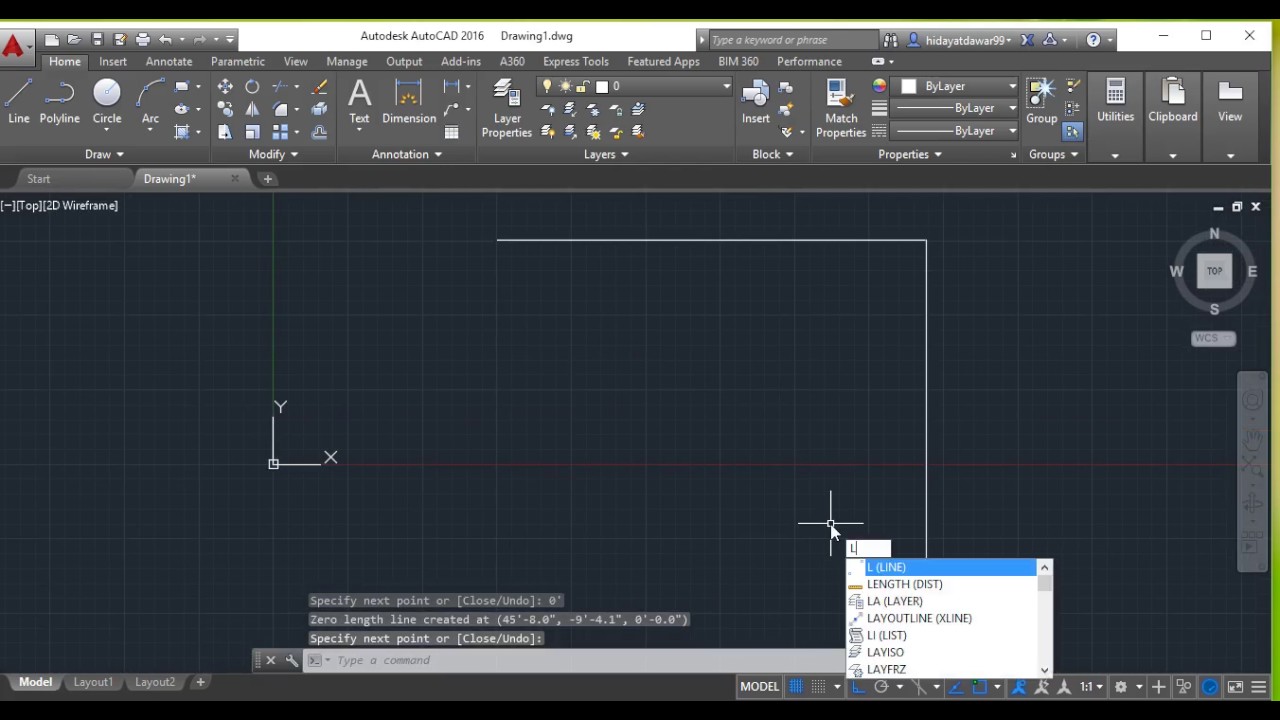 AUTO CAD 2016 LESSON 01 (INTRODUCTION AND FIRST LESSON ) BY RAHIM ...