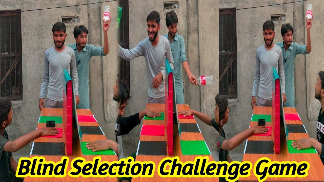 Blind Selection Challenge Game 😱😯 - YouTube