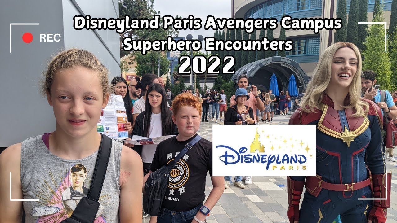 2022 Disneyland Paris Superhero Encounters in Avengers Campus Walking ...