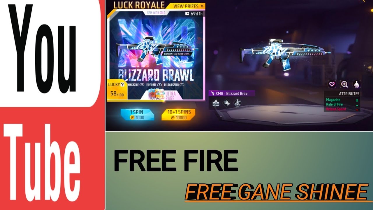 FREE FIRE FREE GANE SHINEE - YouTube