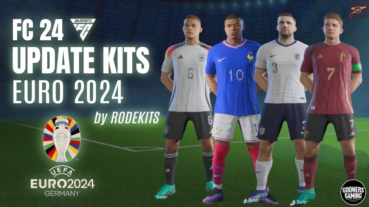 FC 24 UPDATE KITS EURO 2024 TU 11 by RODEKITS + TUTORIAL INSTALL - FC ...