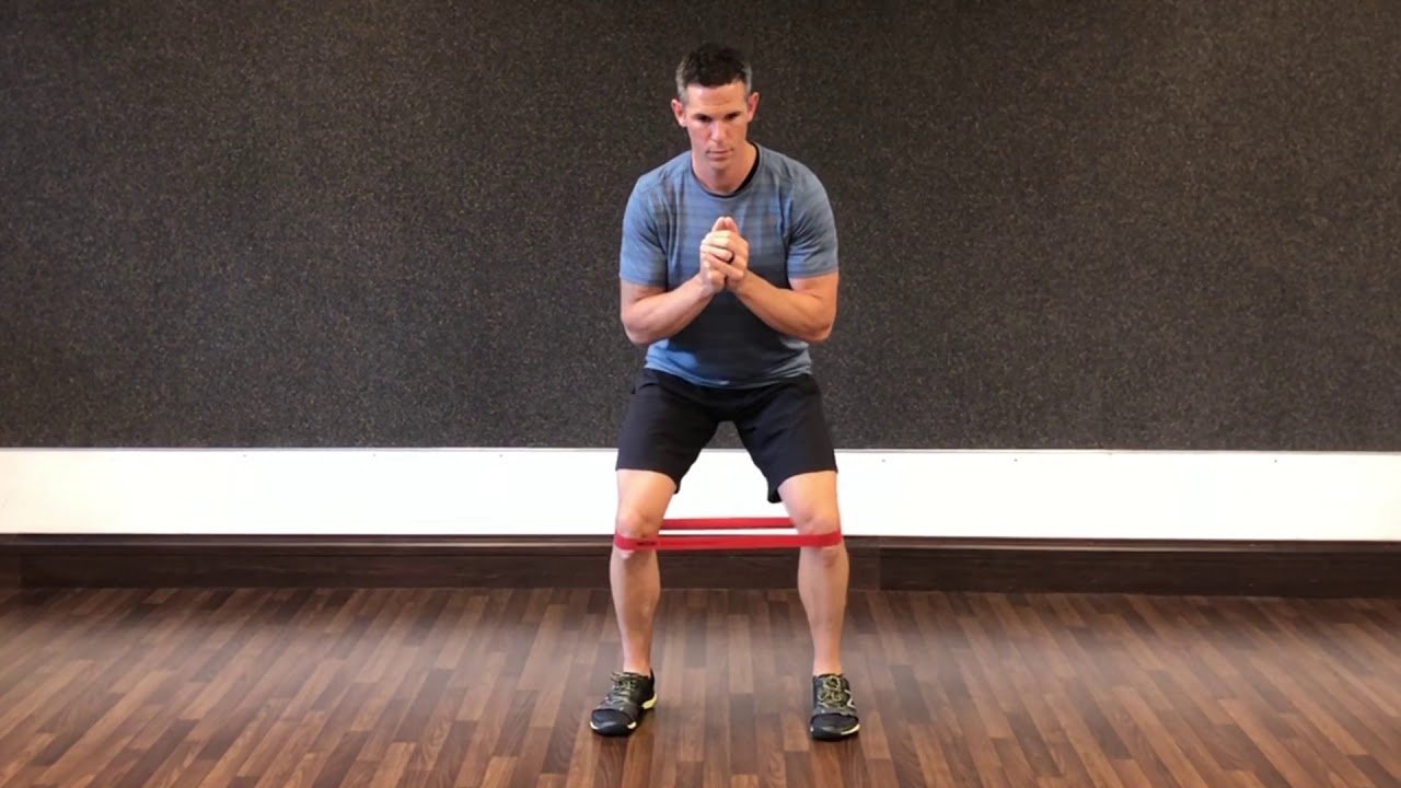Mini Band Alternating Lateral Step - YouTube