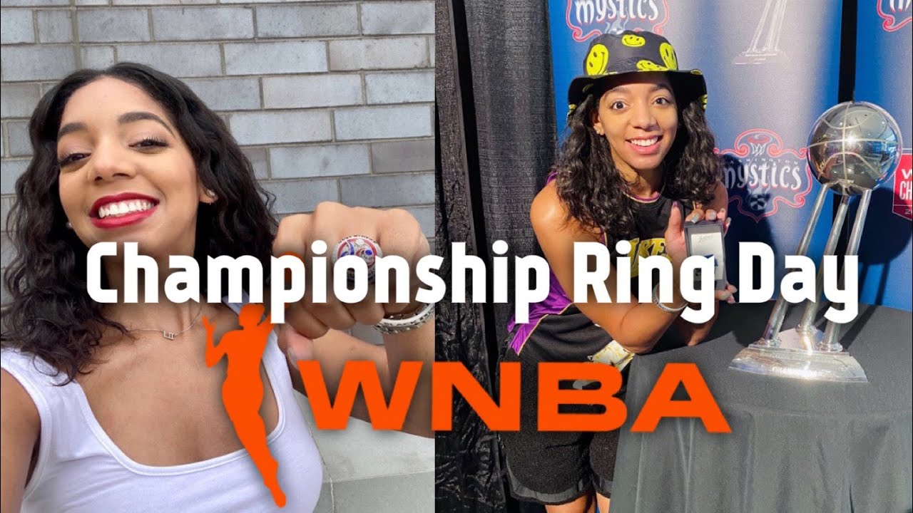 Vlog: WNBA Championship Ring Day (Pandemic style) | Britt Waters - YouTube