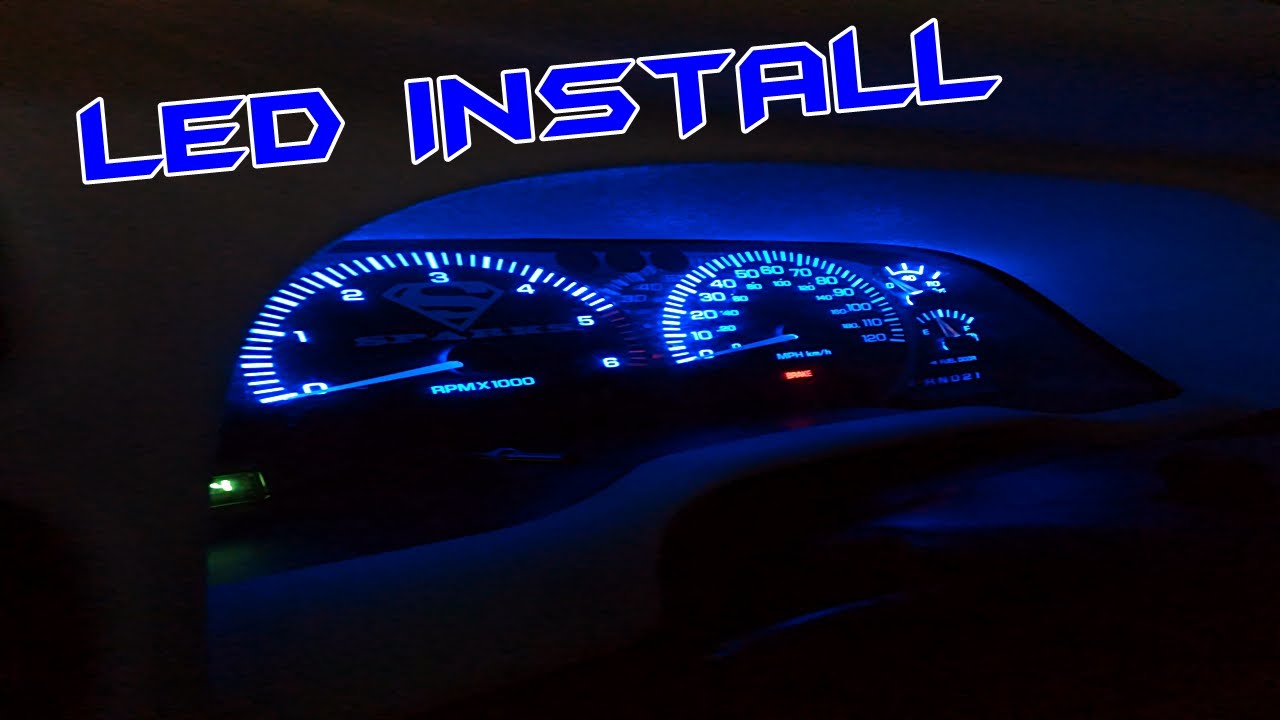 How To Install LED Dash Lights For Under $10 | Garage Edition EP. 24 ...