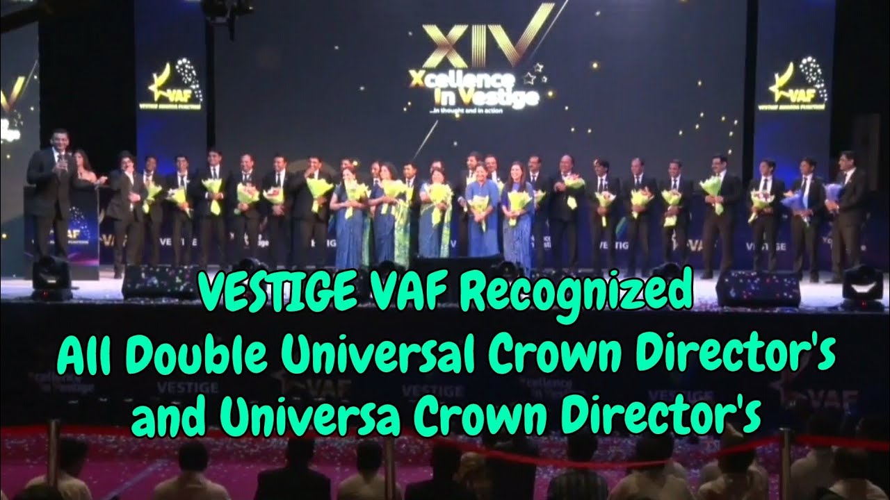 VESTIGE VAF Recognized All Double Universal Crown Director's and ...