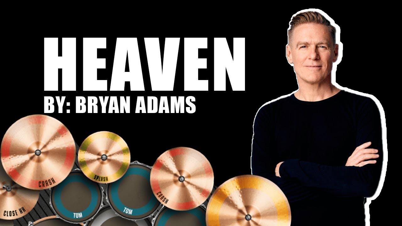 HEAVEN BY: BRYAN ADAMS REAL DRUM TUTORIAL - YouTube