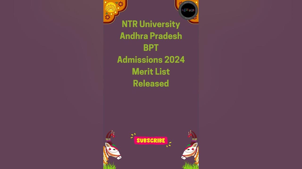 BPT MERIT LIST - YouTube