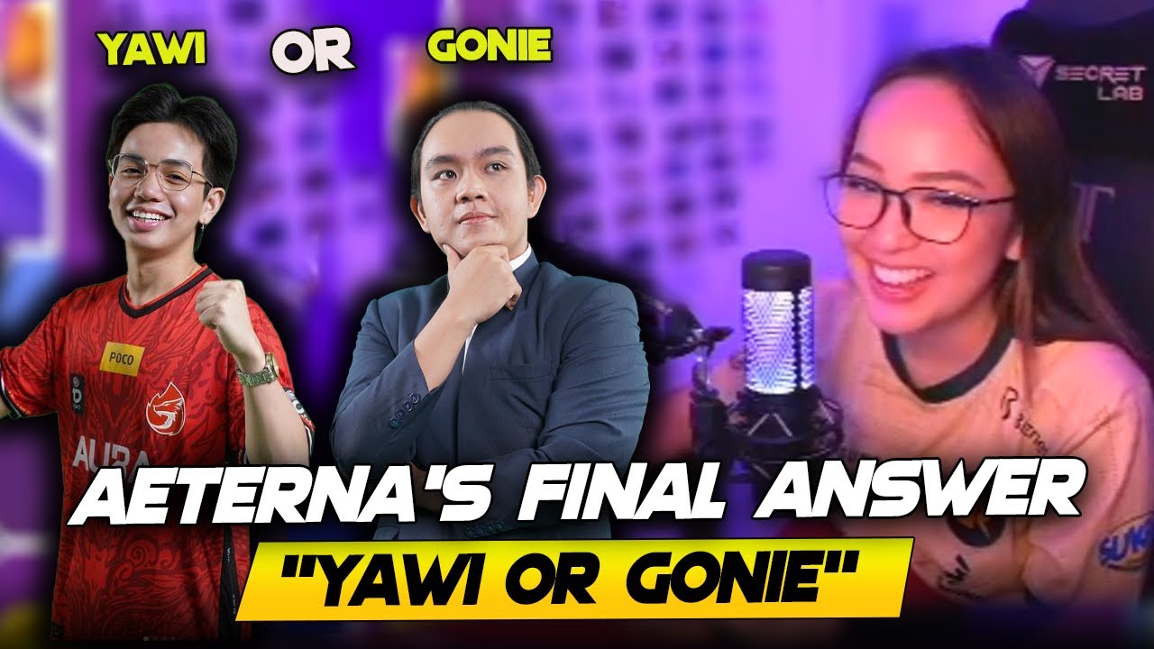 AETERNA's FINAL ANSWER BETWEEN YAWI OR GONIE😮 - YouTube