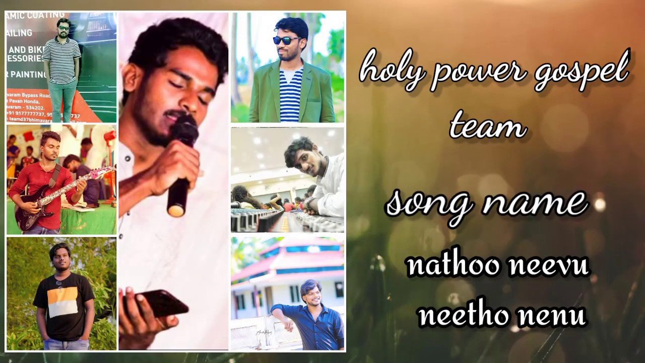 Natho nevu neetho nenu Telugu Christian song by Nevil gospel singer ...