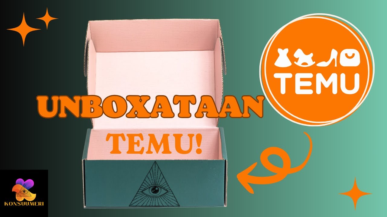 Unboxataan: TEMU. Testissä verkkokauppa Temu. - YouTube