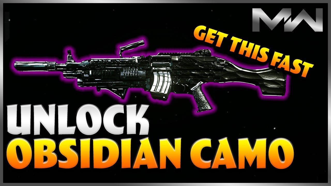Unlocking Obsidian Camo Faster! | Modern Warfare - YouTube
