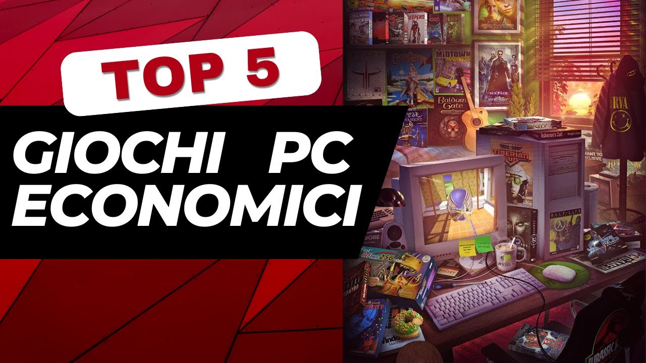 TOP 5 GIOCHI per PC ECONOMICI! - YouTube