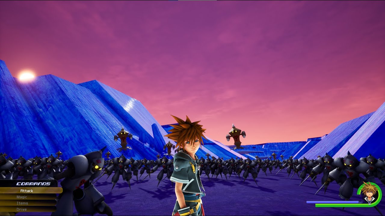 Kingdom hearts 2 Final Re:Mix Sora Vs 1000 Heartless - YouTube