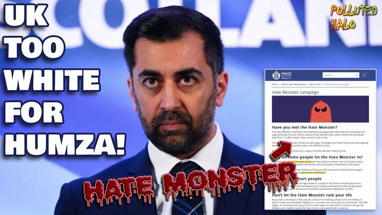 Humza Yousaf's Racist Rhetoric & Anti-White Propaganda in the UK - YouTube