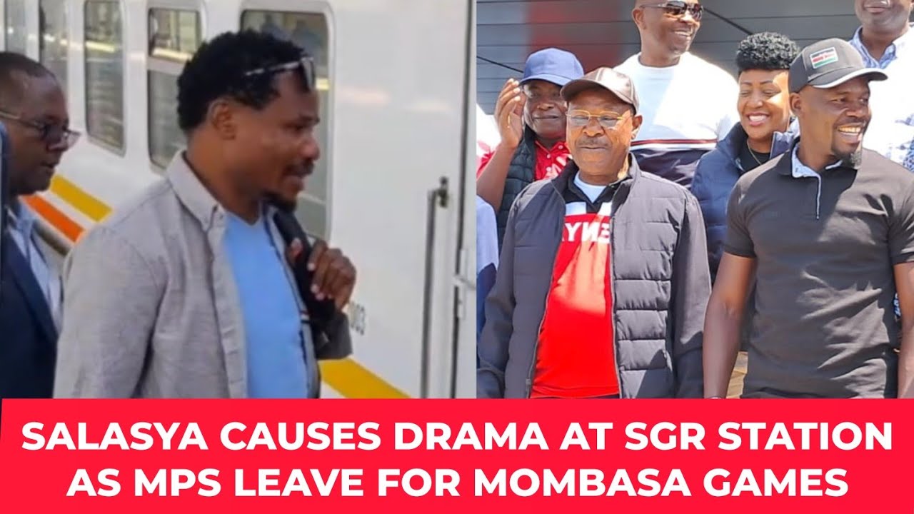 DRAMA AT SGR STATION AS MP PETER SALASYA IS KICKED OUT OF VIP SECTION ...