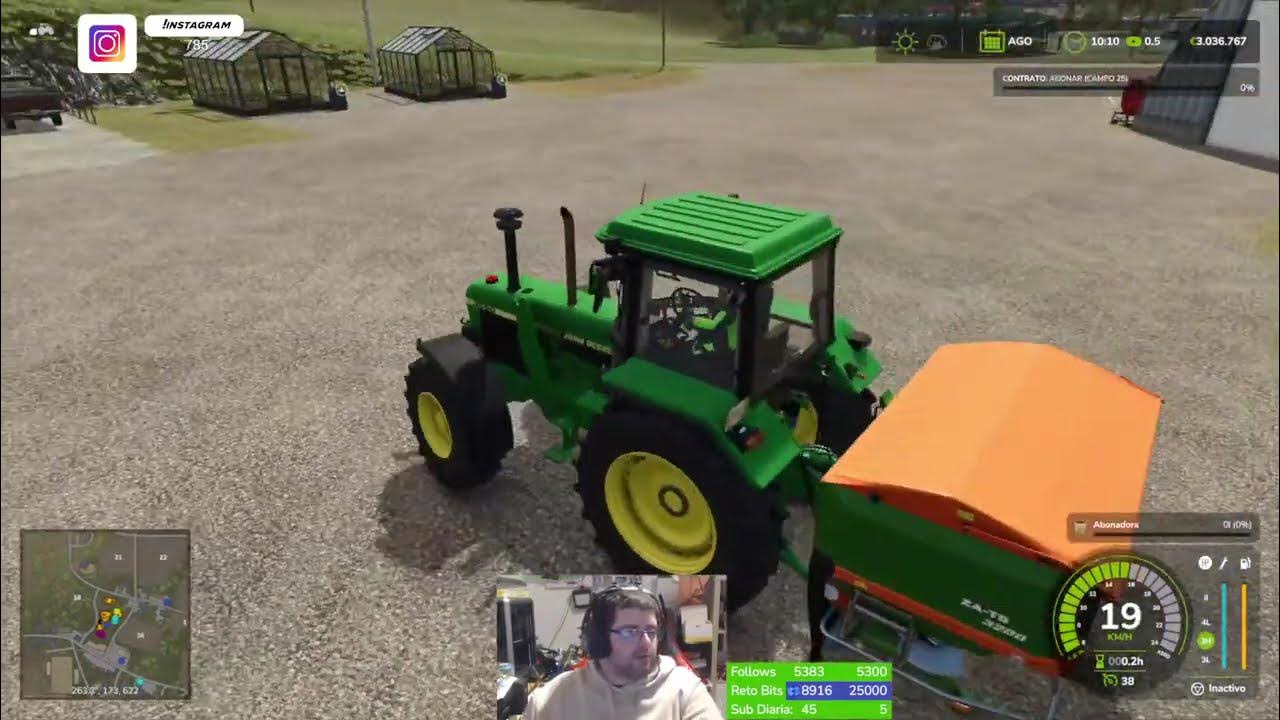 🔴Tutoriales FS25 aprende jugando!! [Embajador Giants] @Funjetor | !clips !redes - YouTube