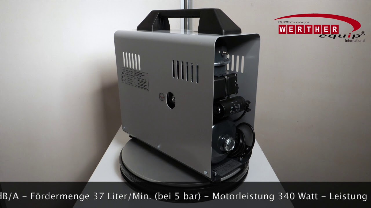 Sil-Air 50D Flüsterkompressor (silent compressor) - YouTube