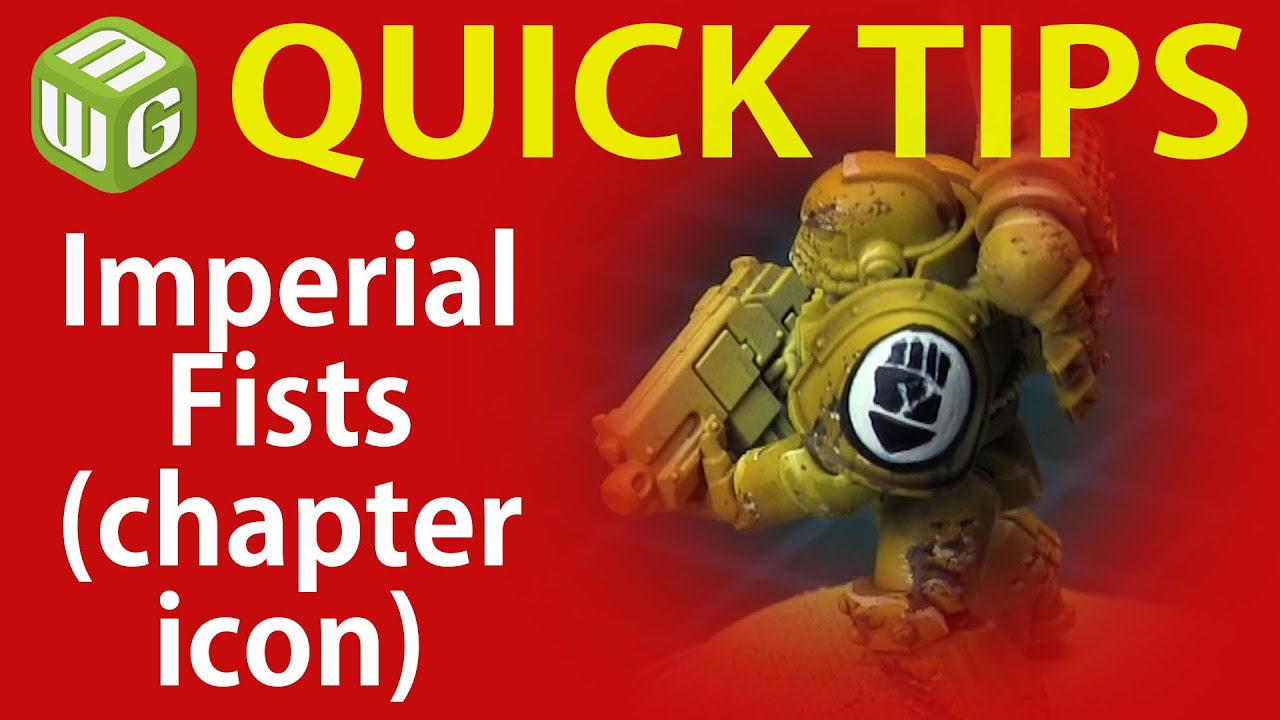Quick Tip: Imperial Fists (chapter icon) - YouTube