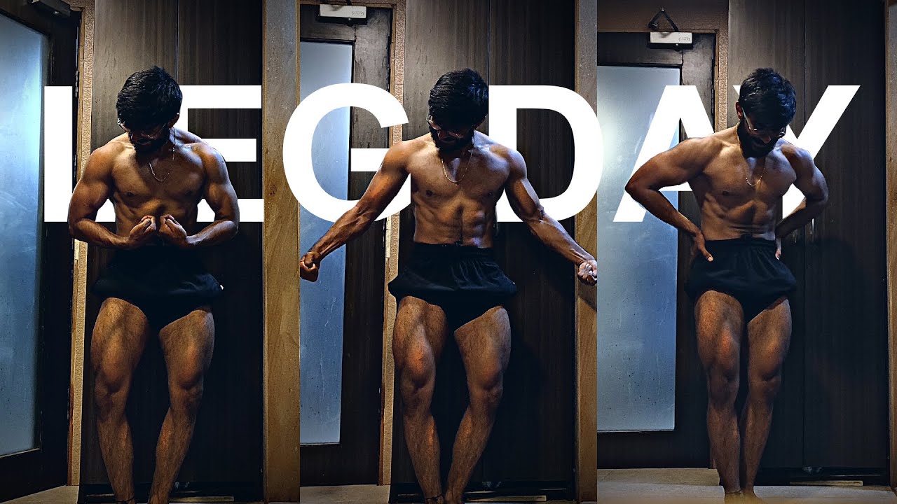 Leg day Workout | 45 days body transformation challenge | Day 10 - YouTube