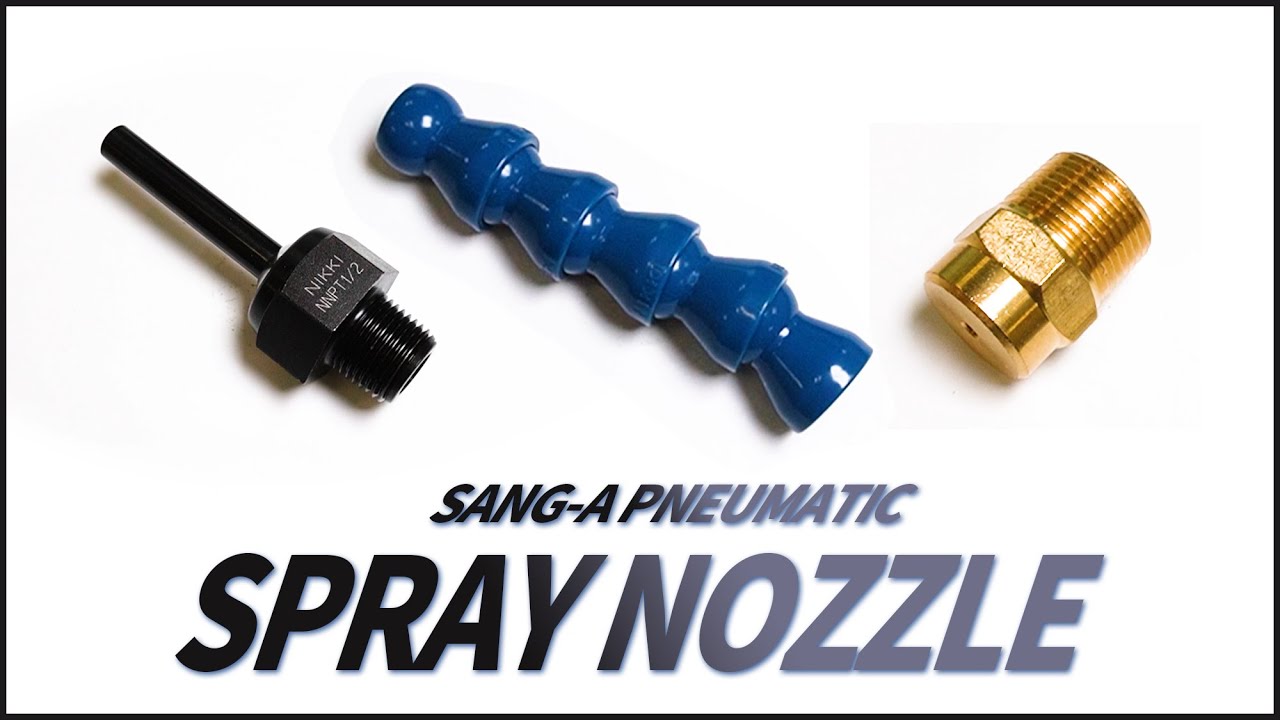Spray Nozzle - Sang-A Pneumatic CO.,LTD. - YouTube