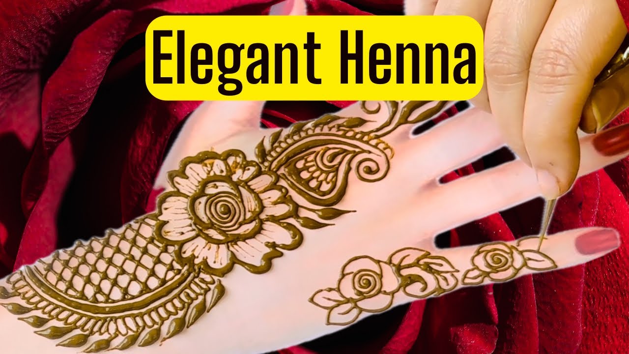Glamorous Arabic Mehndi Design | Festive Henna | Trending Henna Design ...