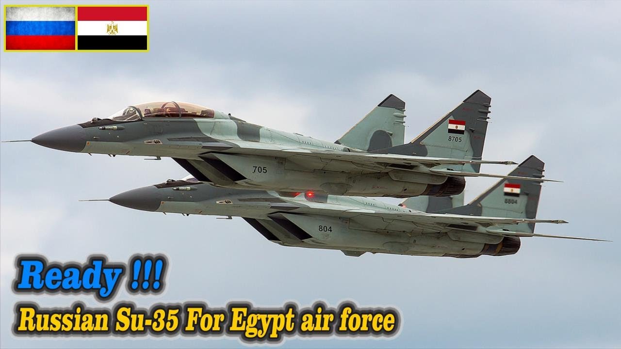 10 Units Su-35s for Egypt have been prepared by Russia! - YouTube