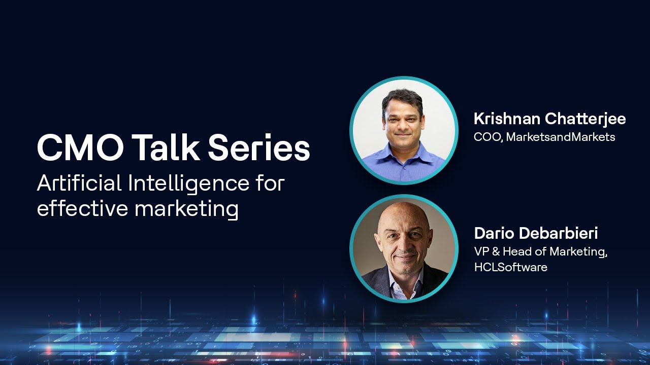 CMO Talk Series | Artificial Intelligence for Effective Marketing - YouTube