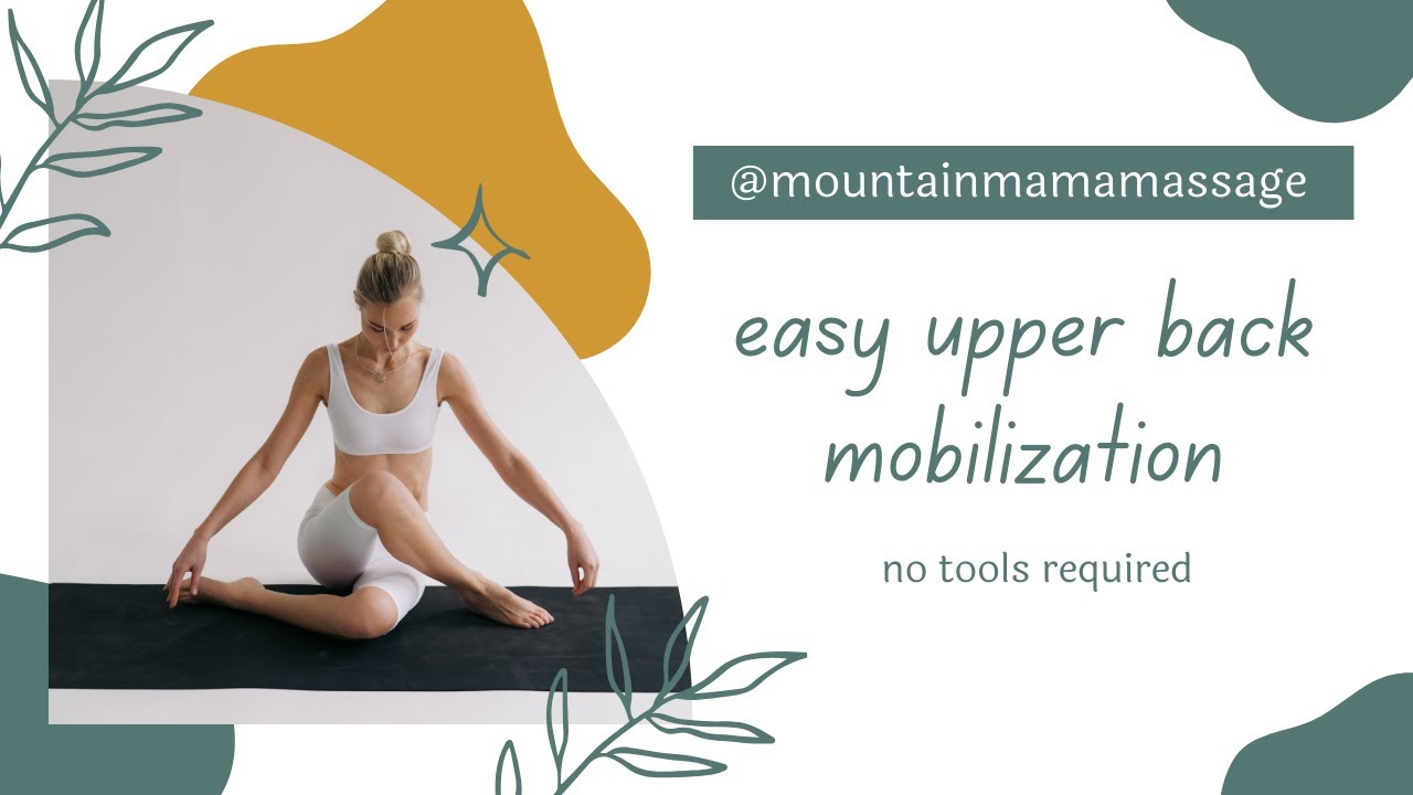 super simple upper back mobilization - YouTube