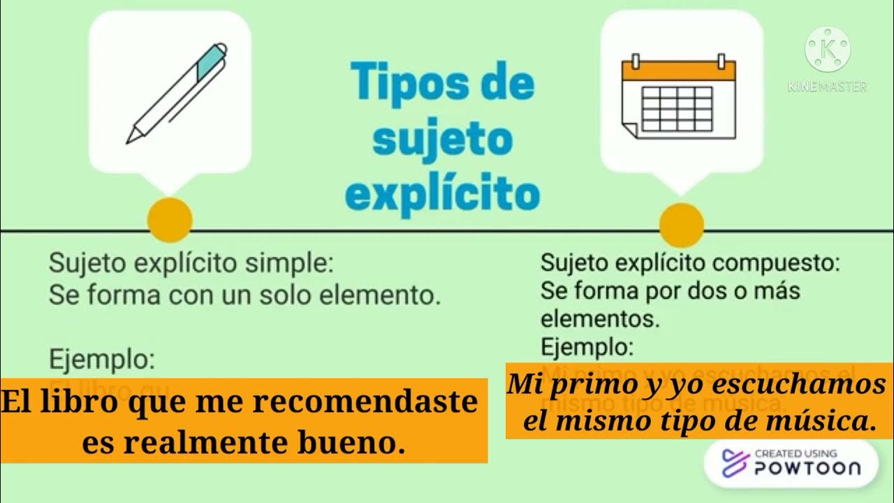 Sujeto explícito e implícito - YouTube