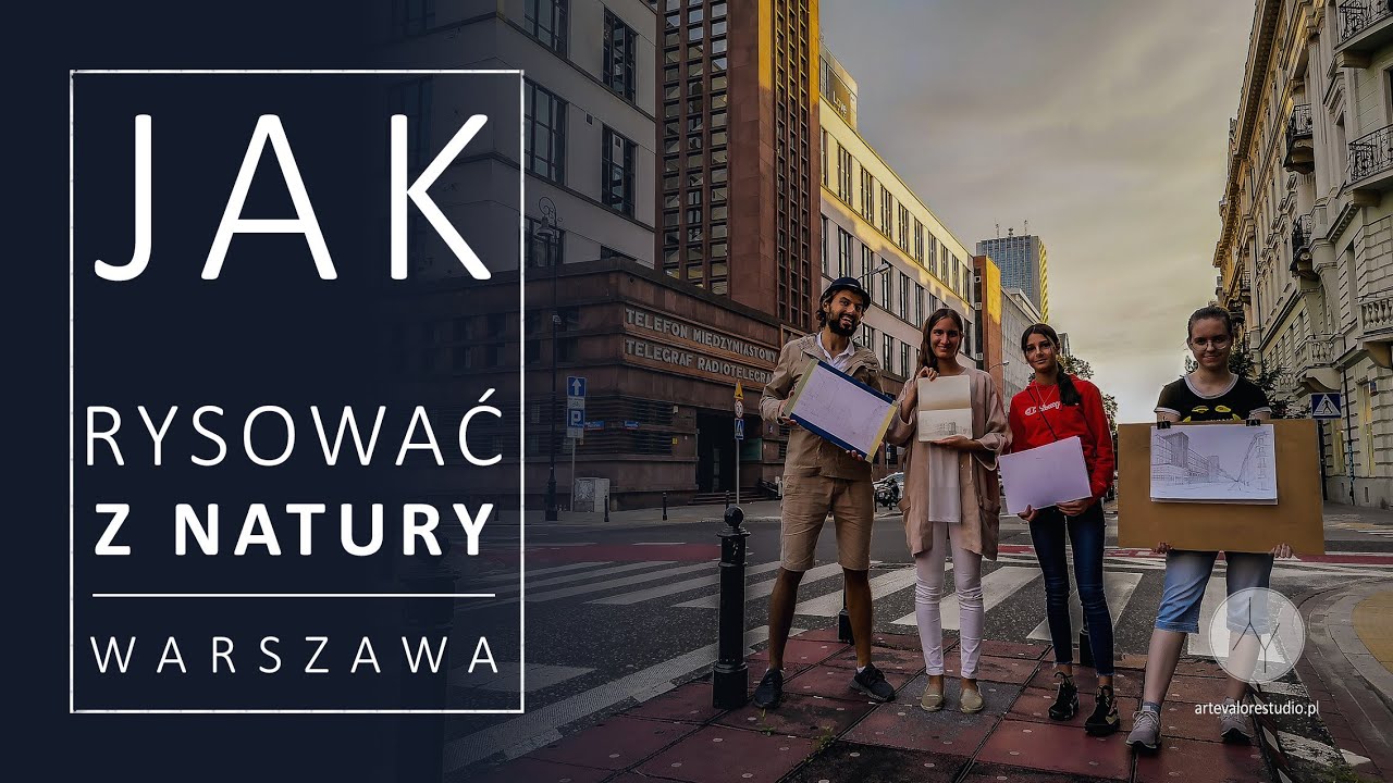 PLENER RYSUNKOWY POZNAŃSKA | PLEIN AIR PAINTING TUTORIAL - YouTube
