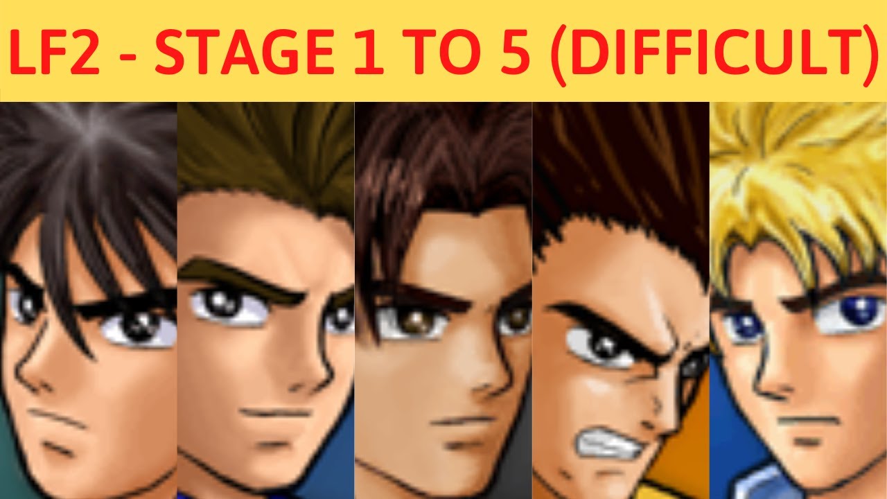 Little Fighter 2 - Stage 1 to 5 (Difficult) - YouTube