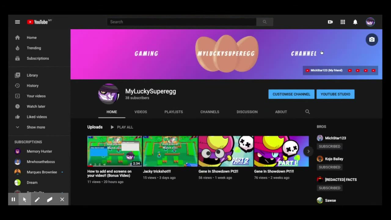 How to link other channels on your YT about page!! - YouTube