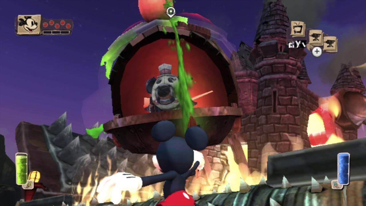 Epic Mickey 2 Prototypes Build 2 | Prescott's Mech Thinner Path | Epic ...