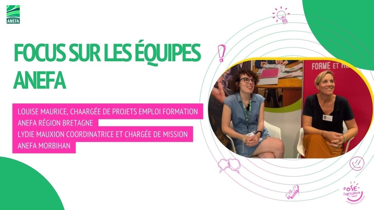Equipe ANEFA | Louise Maurice et Lydie Mauxion - YouTube
