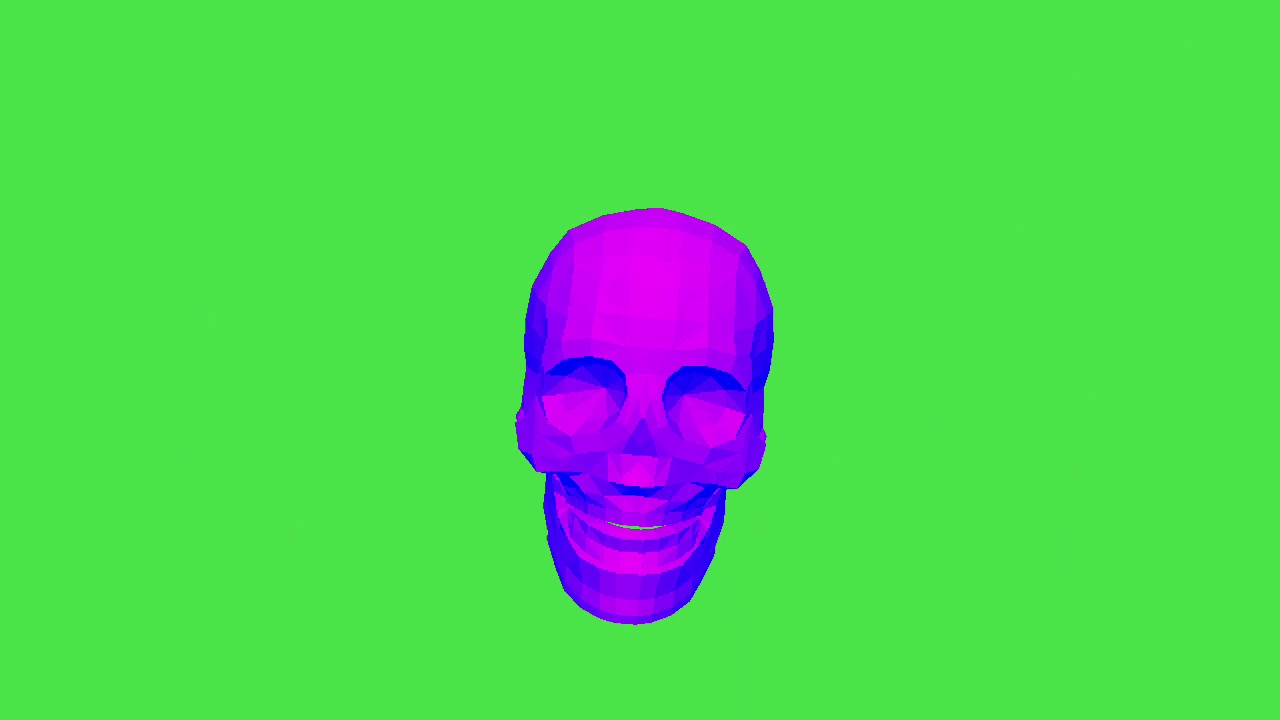 Green Screen Transition Effect,Skull Transition Effect Chroma Key Green ...