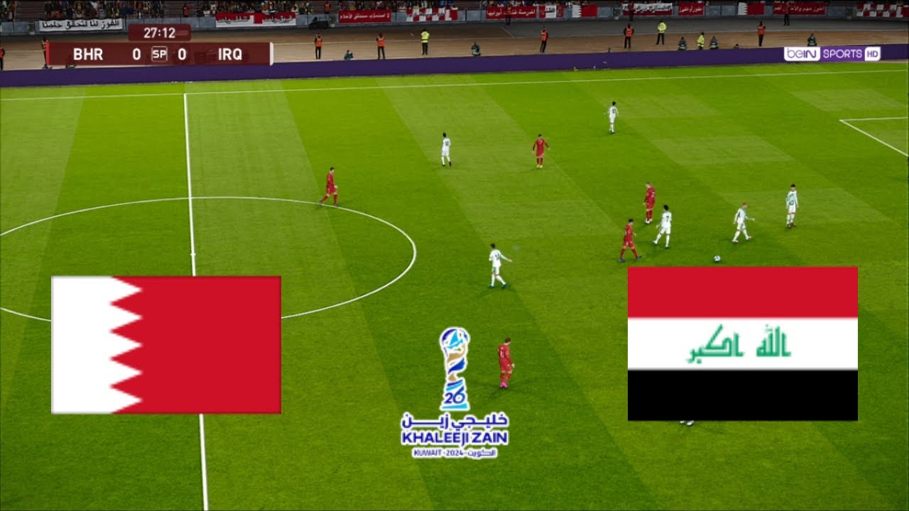 Bahrain vs Iraq Arabian Gulf Cup PES 21 Full Match Simulation - YouTube