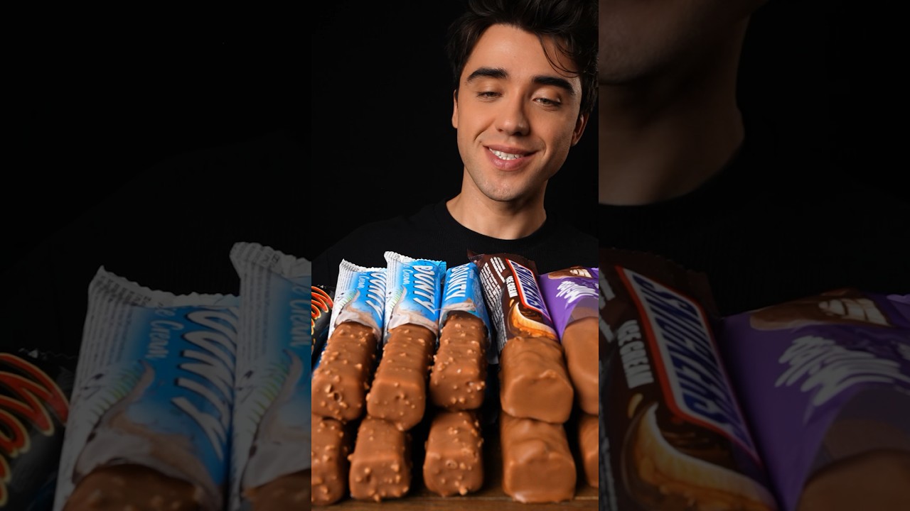 Best Ice Cream Bars ASMR !? Snickers, Oreo, Milka ! - YouTube