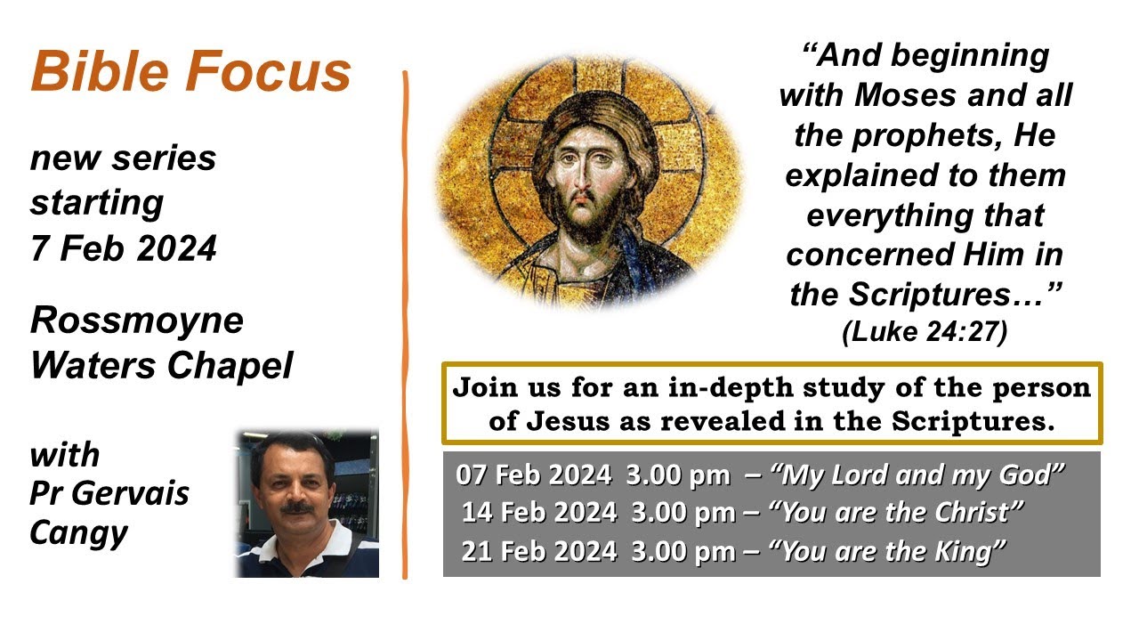 Bible Focus series part 2 February 14, 2024 - YouTube