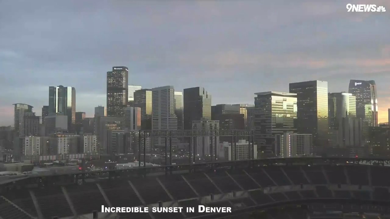 Watch this beautiful sunset over Denver, Colorado - YouTube