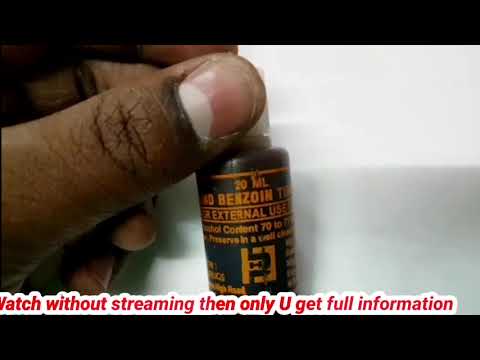 Compound benzoin Tincture for wounds uses and sideeffects review ...