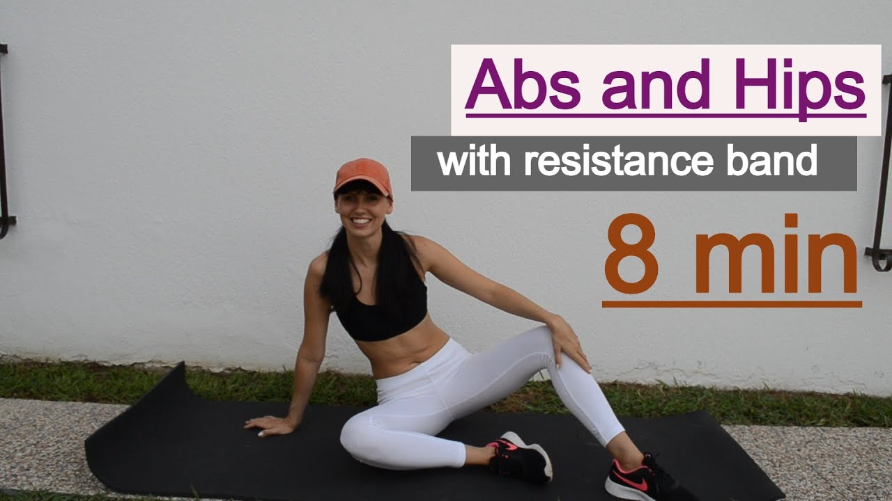 ABS | HIPS | 8 min | Toned botty & belly | Lose belly thighs fat | Home ...